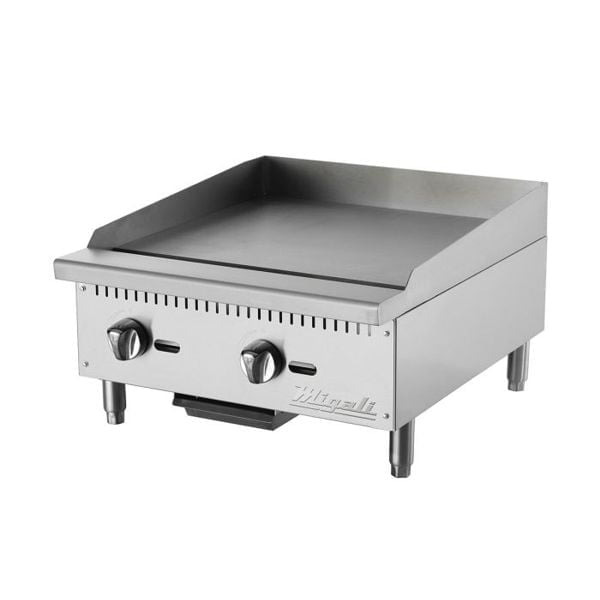 Migali 24″ Wide Manual Griddle - 60,000 BTU - Atbiz USA