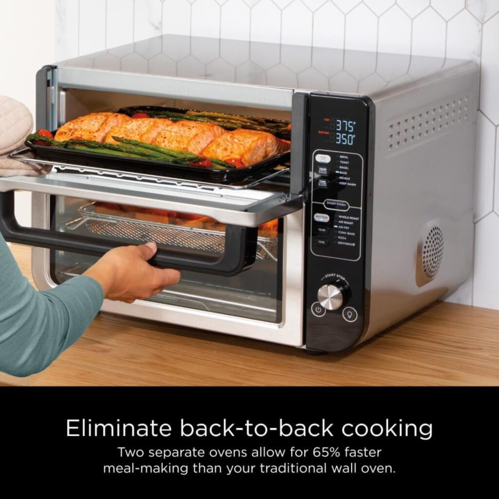 Ninja 12 in 1 Double Oven With FlexDoor DCT401 - Atbiz USA