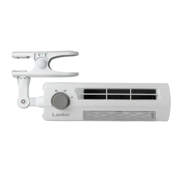 Lasko 10" Clip Stik Desk Ultra-Slim 2-Speed Table Fan, 4006, White ...